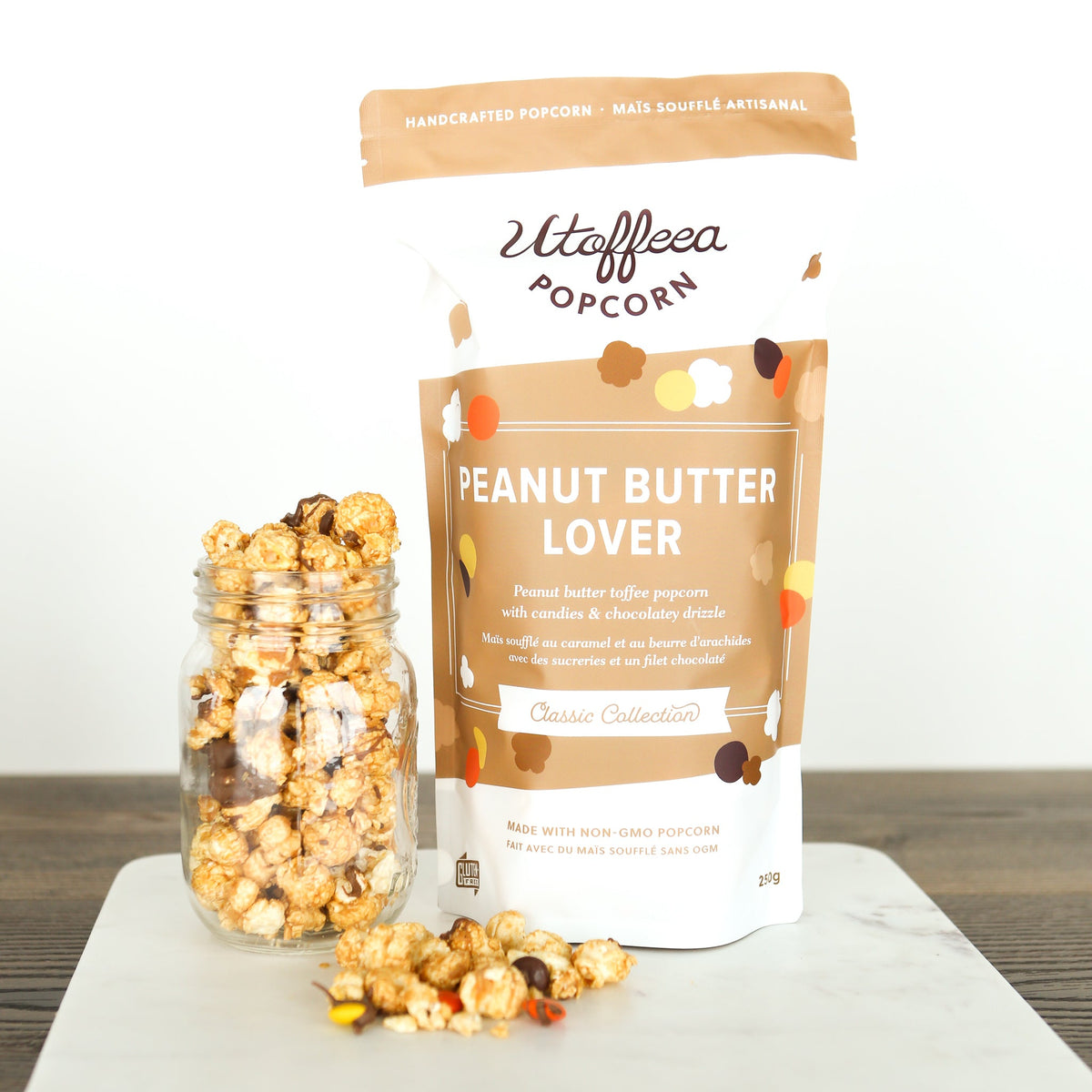 Utoffeea - Peanut Butter Lovers Popcorn – Love Local Manitoba