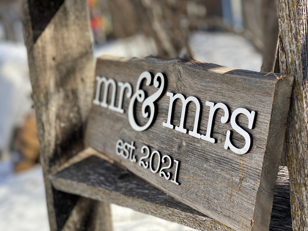 Farmstead Signs - Mr & Mrs 2025 – Love Local Manitoba